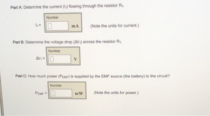 Solved Part A: Determine the current (h) flowing through | Chegg.com