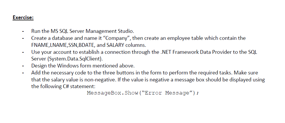 Solved Sample Code: The code below shows how to establish a | Chegg.com