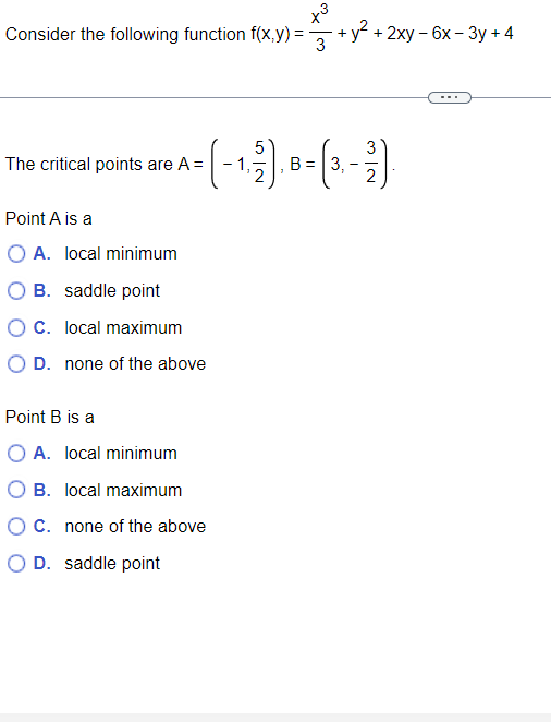 Consider the following function | Chegg.com