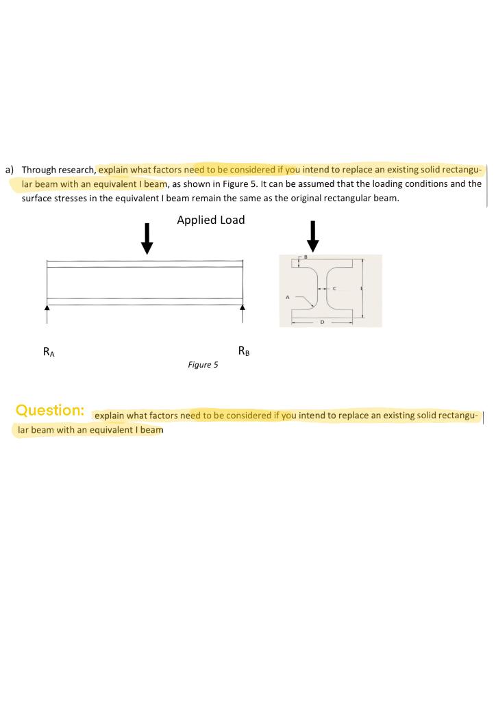 Solved a) Through research, explain what factors need to be | Chegg.com