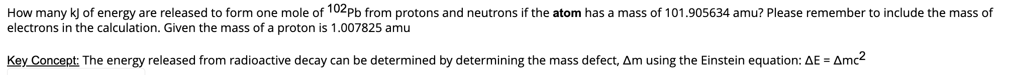 Solved A rock containing 238U and 206 Pb was examined to | Chegg.com