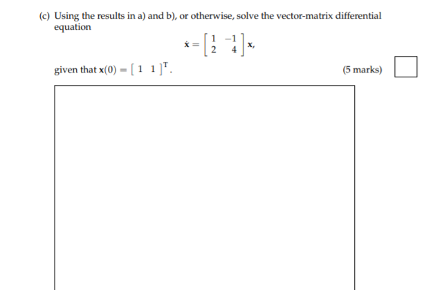 Solved Part 3: Eigenvalues and Eigenvectors Let A be the | Chegg.com