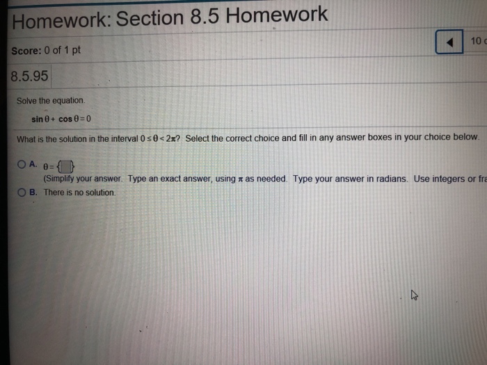 Solved Homework Section 8 5 Homework Score 0 Of 1 Pt