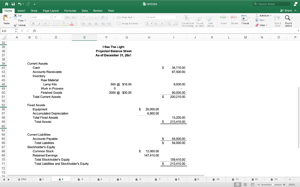 Solved NP6384 Q Search Sheet Home Insert Draw Page Layout | Chegg.com