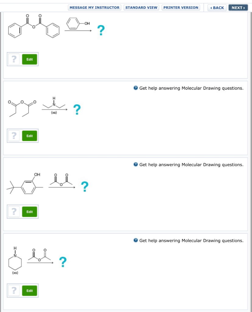 Solved MESSAGE MY INSTRUCTOR STANDARD VIEW PRINTER VERSION ، | Chegg.com