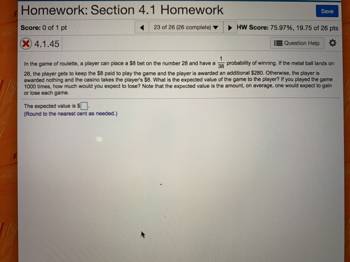Solved Homework: Section 4.1 Homework Score: 0 of 1 pt X) | Chegg.com