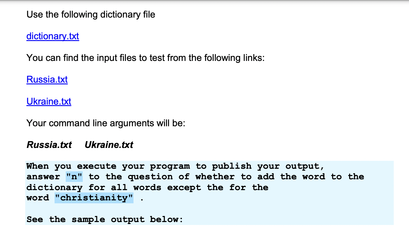 Solved In this exercise, you will create a simple spell | Chegg.com