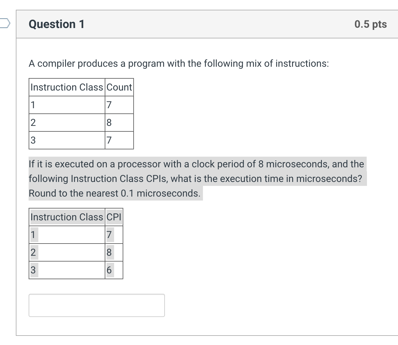 Solved A compiler produces a program with the following mix | Chegg.com