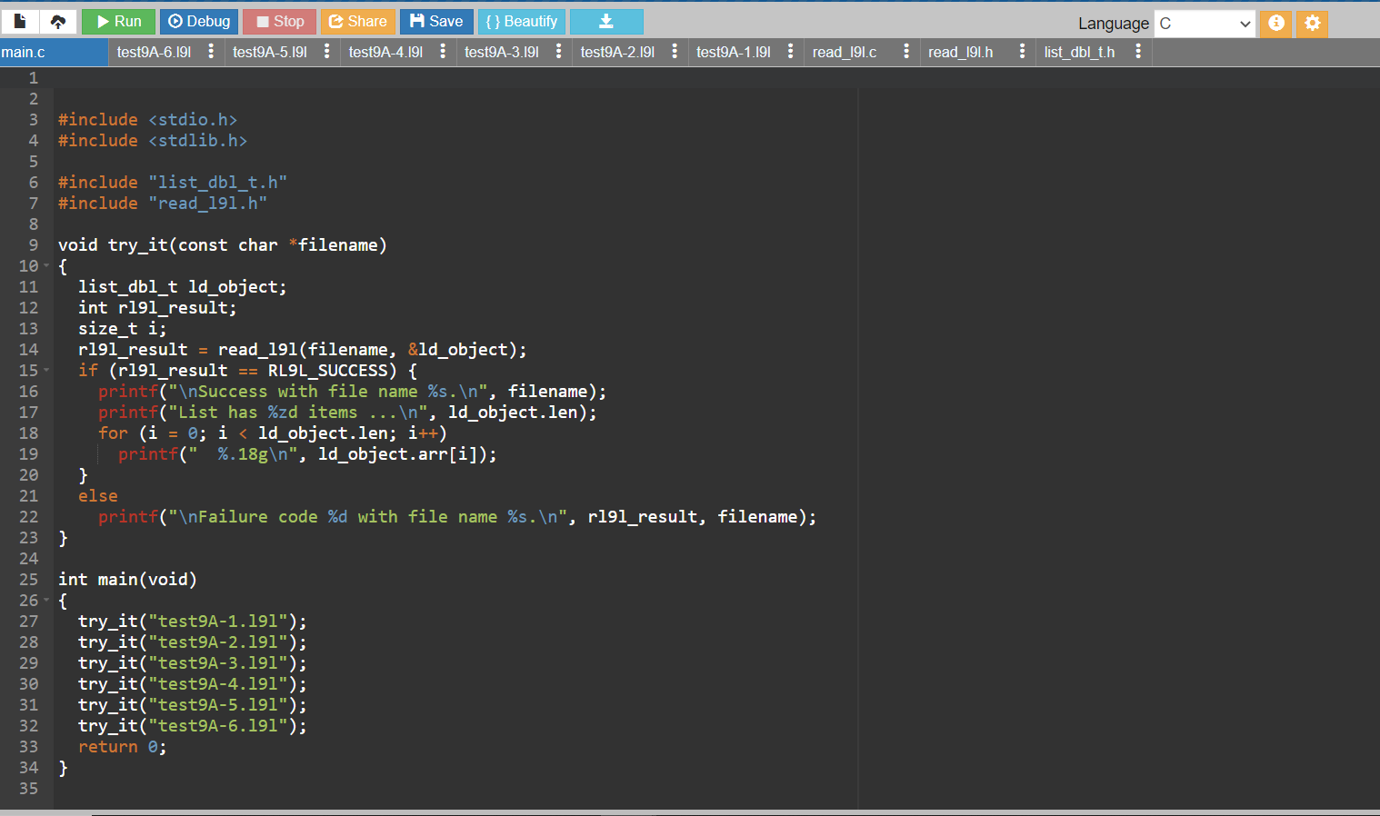 What to Do Download all of the files from the "Lab 9 | Chegg.com