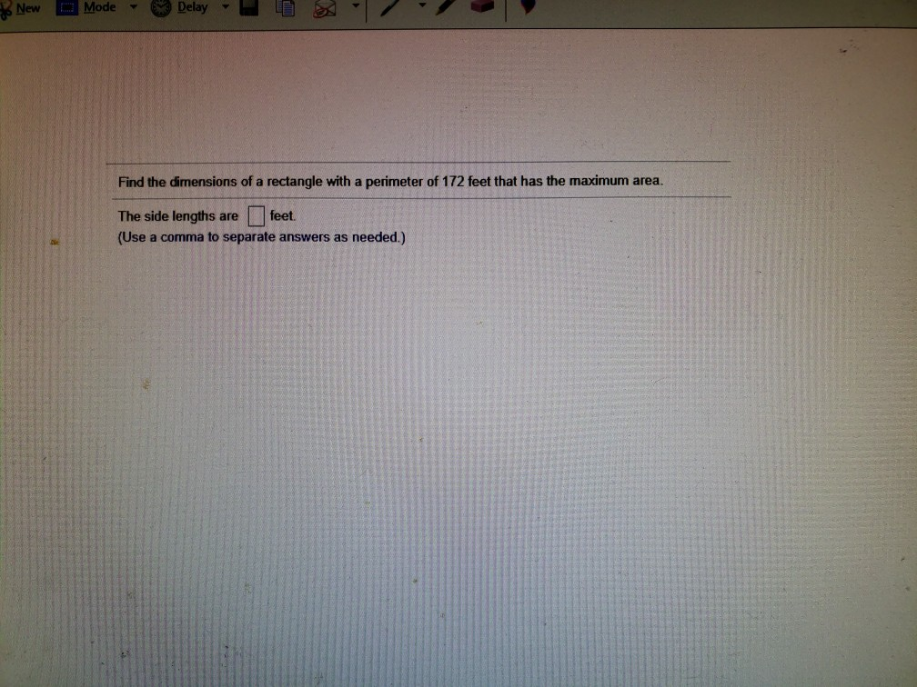Solved Find the dimensions of a rectangle with a perimeter | Chegg.com