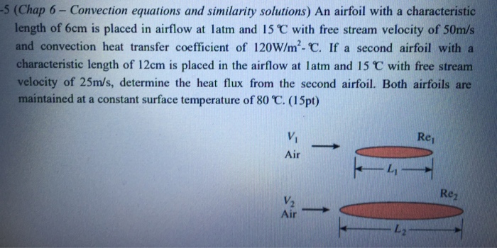 (Solved) : 5 Chap 6 Convection Equations Similarity Solutions Airfoil ... (Solved) : 5 Chap 6 Convection Equations Similarity Solutions Airfoil ...