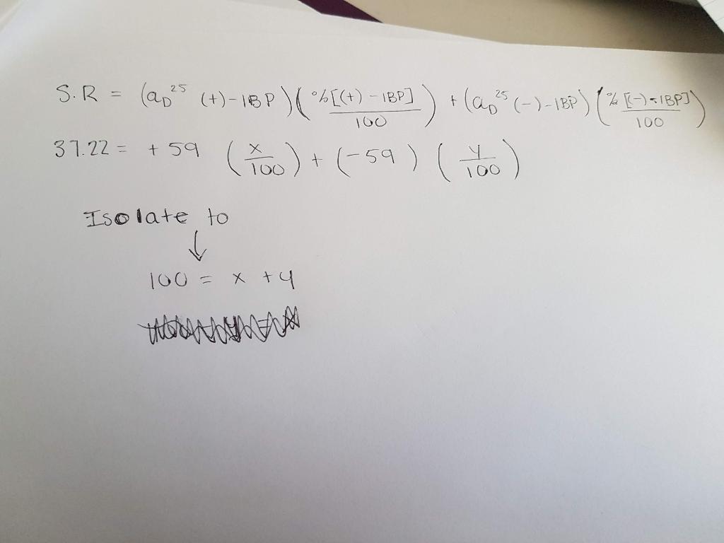 Solved Hi, I need help with this question. Calculating the | Chegg.com