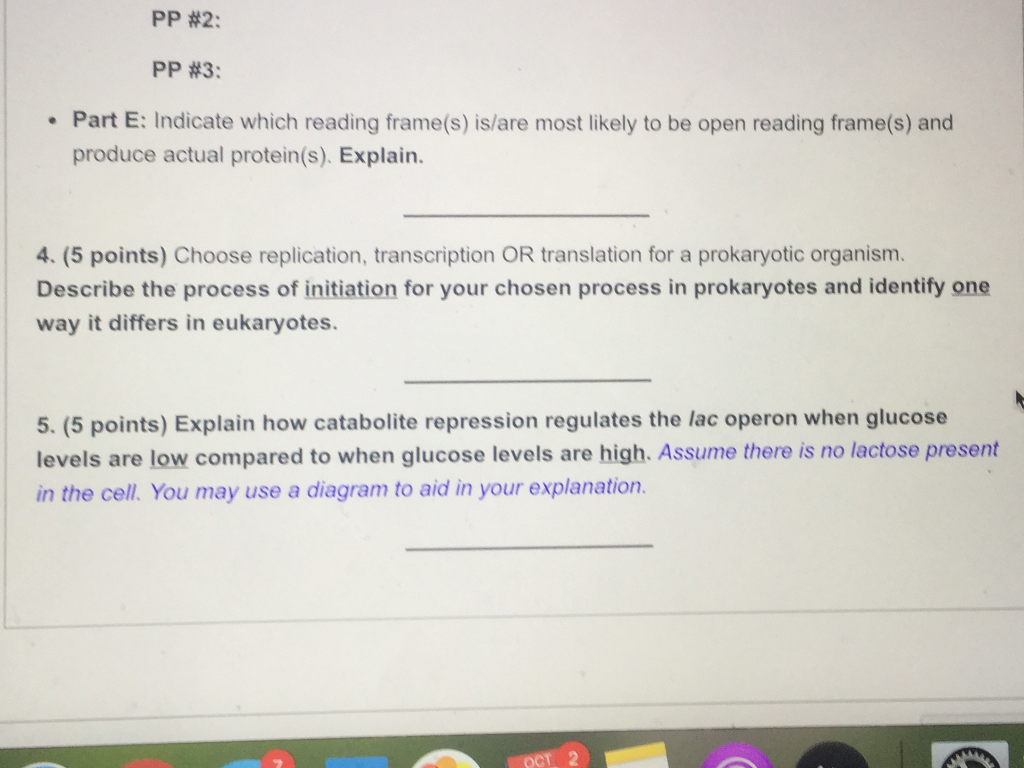 Solved 4. ( 5 points) explain how catabolite repression | Chegg.com