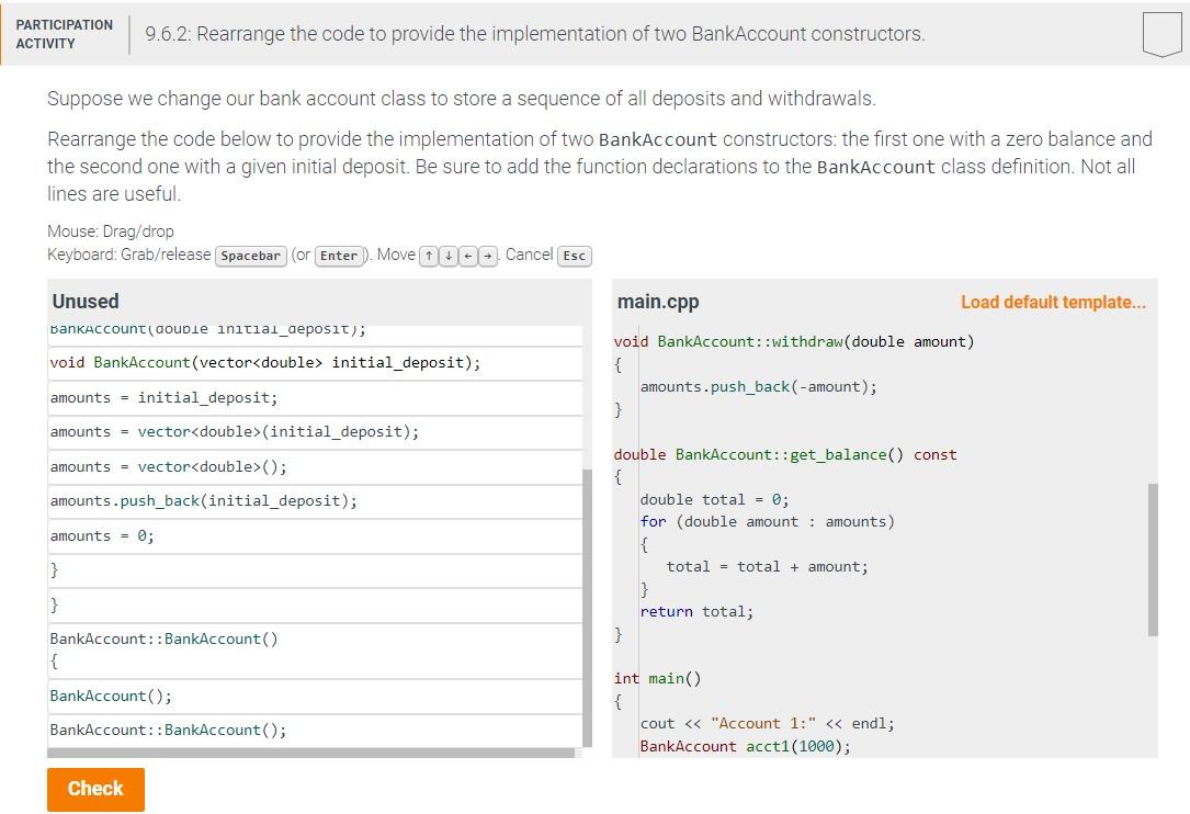 Solved Can't figure out how to define the two different | Chegg.com