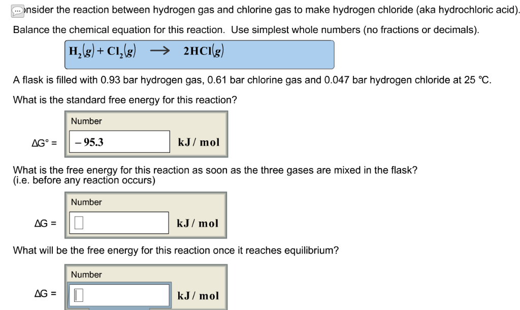 Solved onsider the reaction between hydrogen gas and | Chegg.com