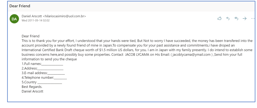 Solved Dear Friend DA Daniel Arscott Wed 2011-09-14 02:02 5 | Chegg.com