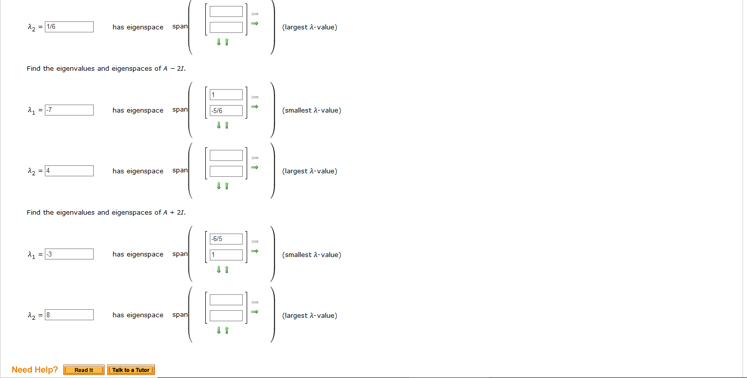 Solved (a) Find the eigenvalues and eigenspaces of the | Chegg.com