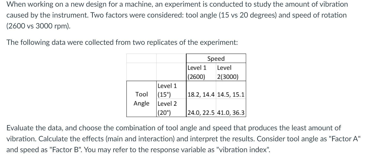 Solved When working on a new design for a machine, an | Chegg.com