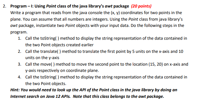 Solved Make sure it is in Java and can run in apache | Chegg.com