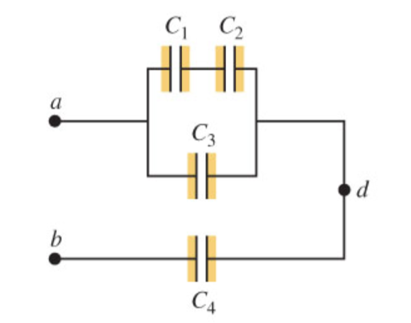 Solved If C1=C2=4.00μF and C4=8.00μF, what must | Chegg.com