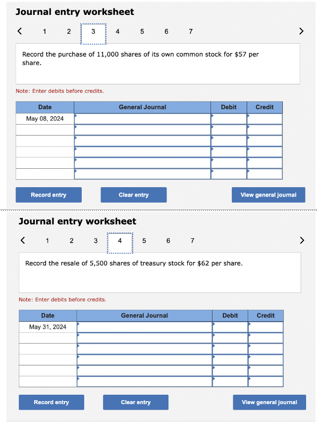 Solved Journal entry worksheet Record the payment of the | Chegg.com