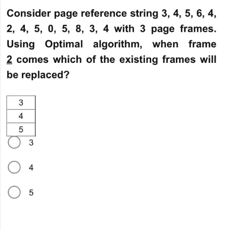 Solved Consider page reference string 3, 4, 5, 6, 4, 2, 4, | Chegg.com
