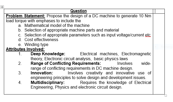 Solved + # Question Problem Statement: Propose the design of | Chegg.com