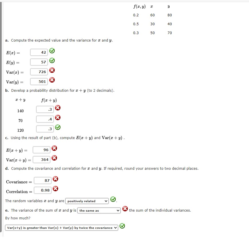Solved A Compute The Expected Value And The Variance For X