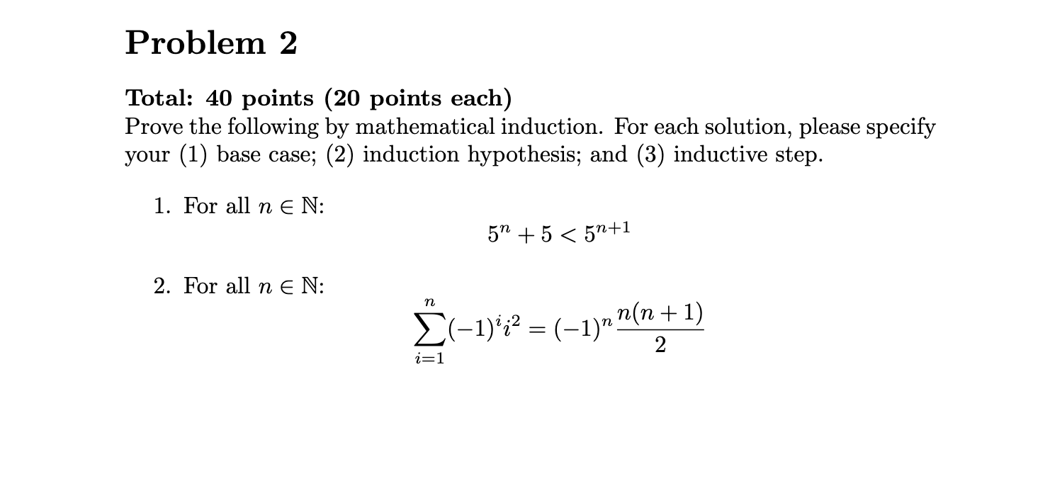 Solved FORMAL LANGUAGES Prove the following by mathematical | Chegg.com Solved FORMAL LANGUAGES Prove the following by mathematical | Chegg.com
