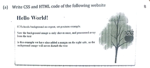 Solved c) show the output of the following HTML code. 7 = | Chegg.com