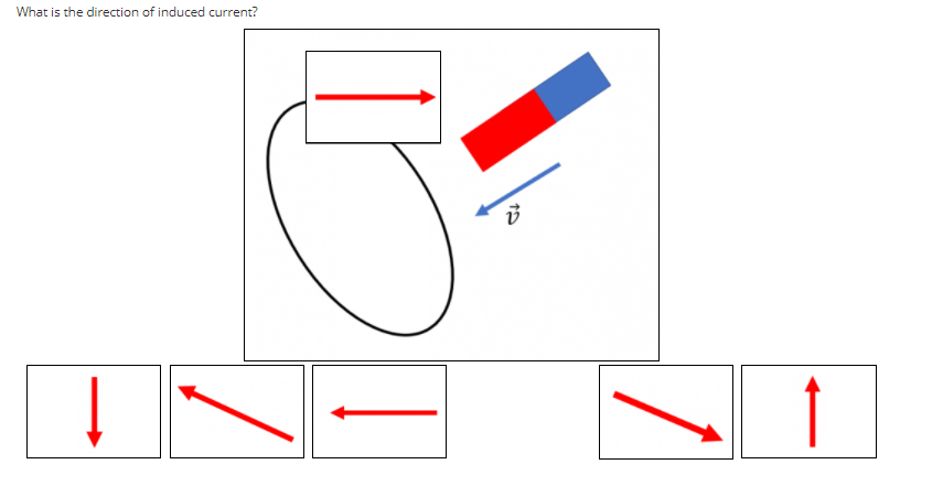 Solved What is the direction of induced current? 1 1 1 | Chegg.com