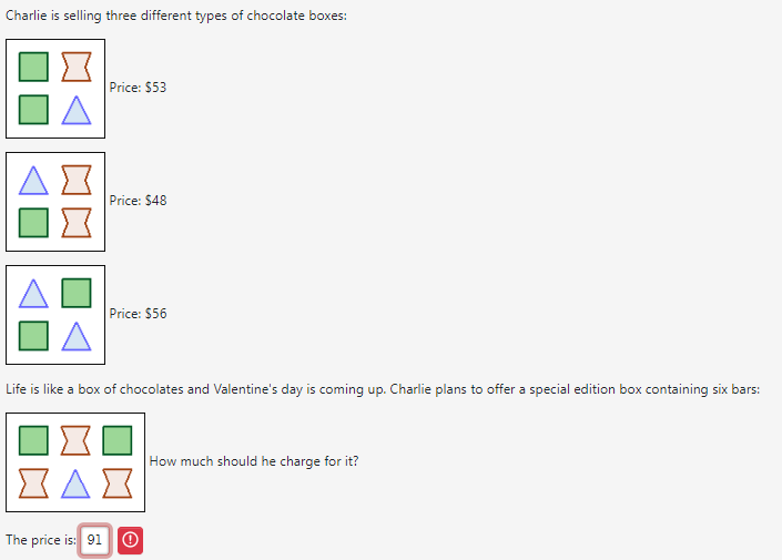 Solved Charlie is selling three different types of chocolate | Chegg.com