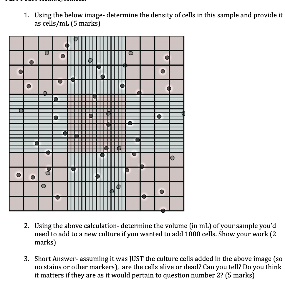 Solved 1. Using the below image- determine the density of | Chegg.com