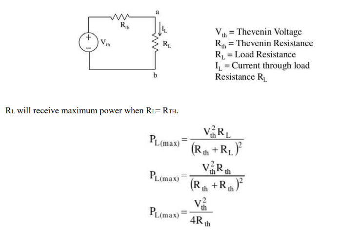Solved Pre-lab a. Determine RtH, Vrh and maximum power | Chegg.com