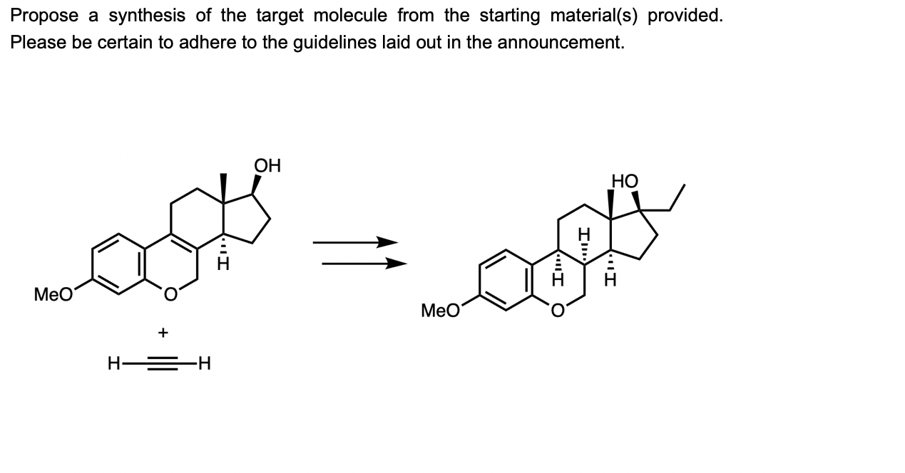 Solved Propose a synthesis of the target molecule from the | Chegg.com