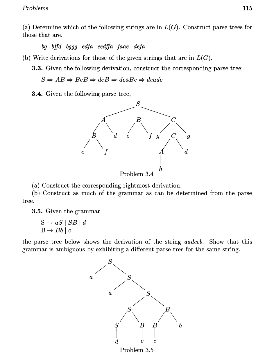 Solved 3.1. Write a leftmost derivation for the dog-bone | Chegg.com