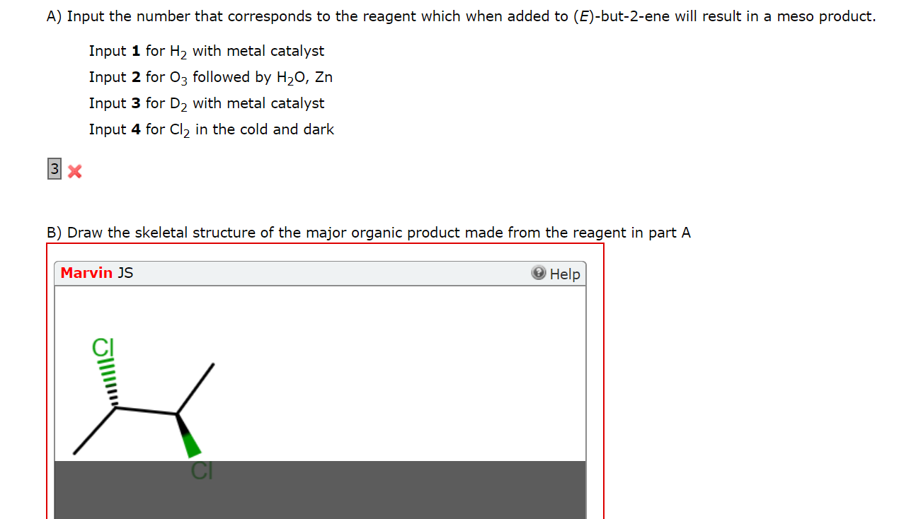 Solved dont quite understand meso vs racemic. Also how do I | Chegg.com