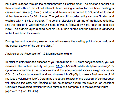 Solved calculate the specific rotation for your sample using | Chegg.com