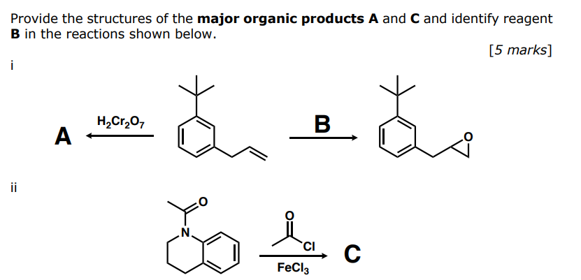 Solved Provide the structures of the major organic products | Chegg.com