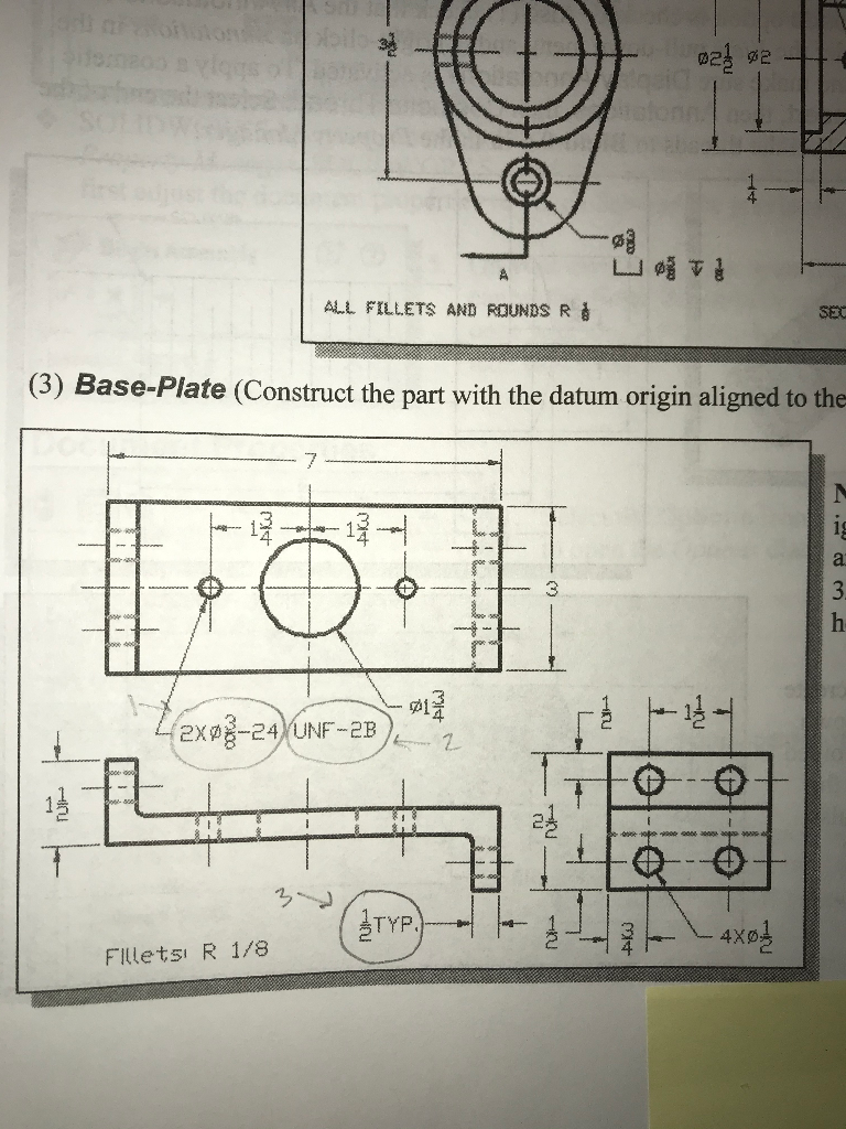 Solved This a SolidWorks assignment. 1. What is 2. What is | Chegg.com