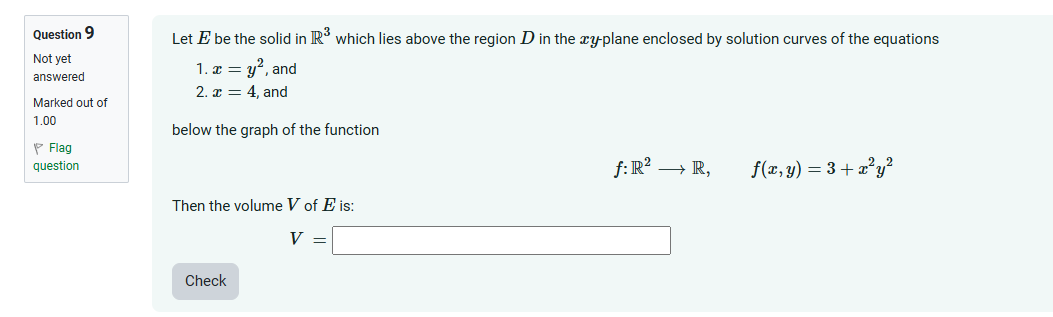 Solved Let E be ﻿the solid in R3 ﻿which lies above the | Chegg.com