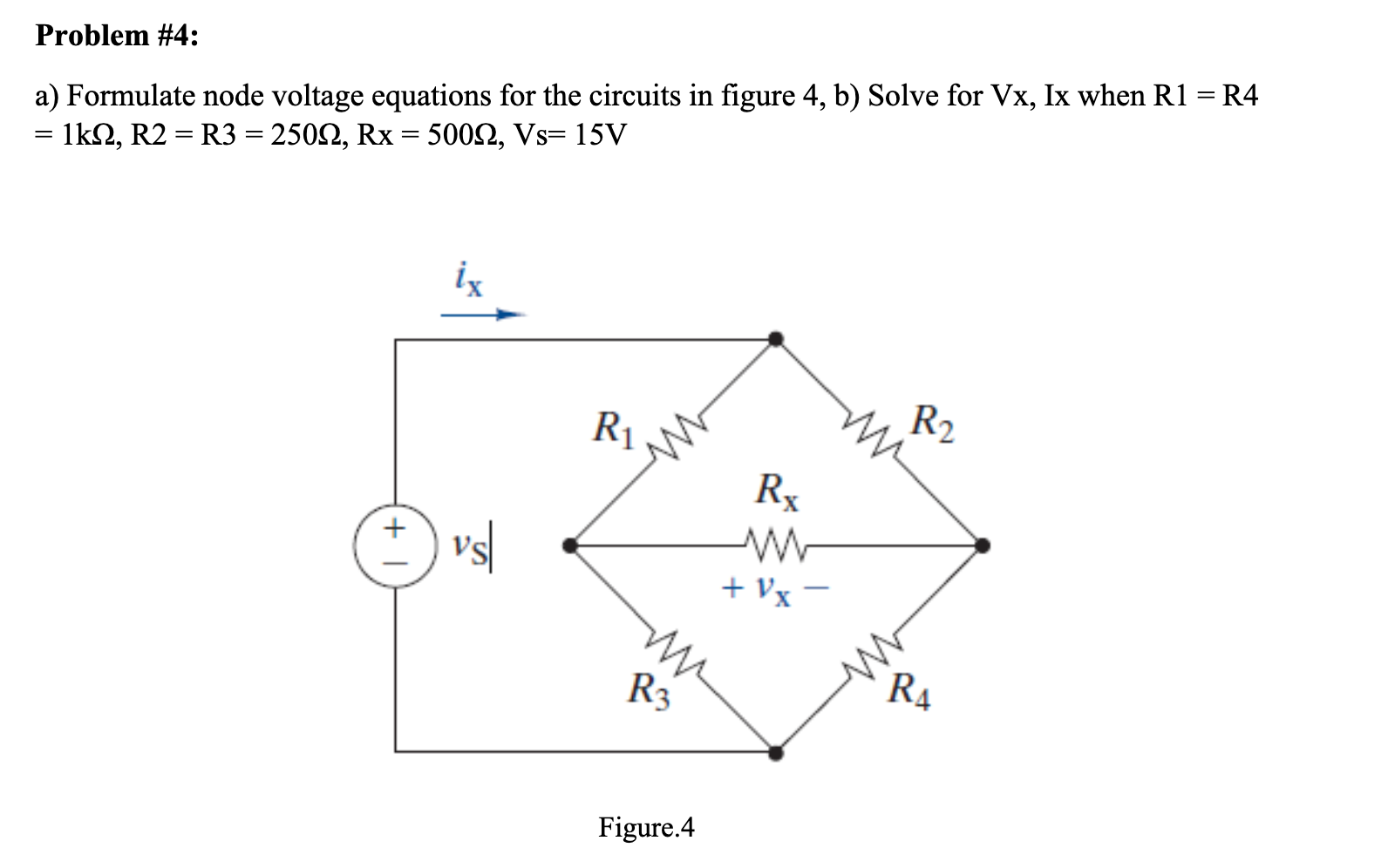 Solved a) Formulate node voltage equations for the circuits | Chegg.com