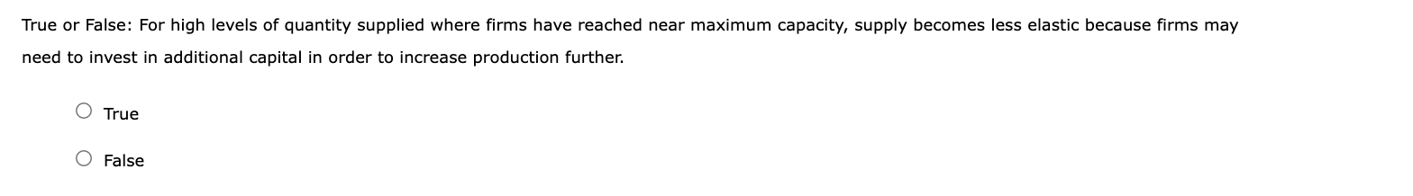 Solved The following graph shows the supply of a good. For | Chegg.com