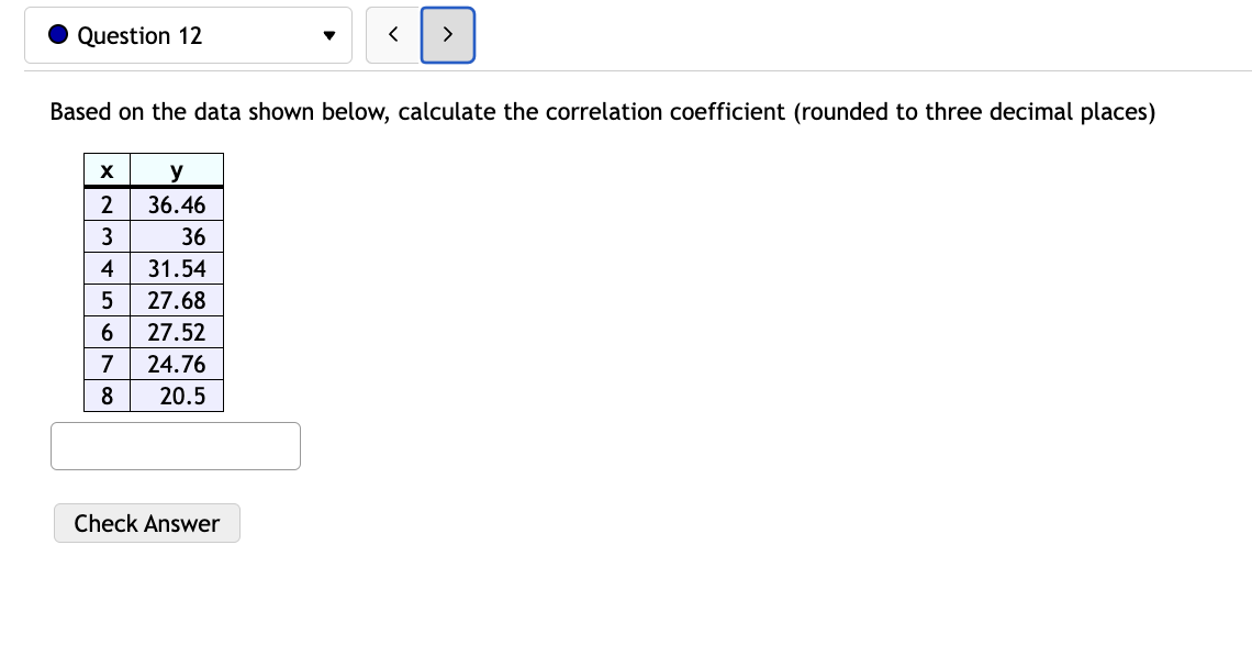 Solved Based on the data shown below, calculate the | Chegg.com