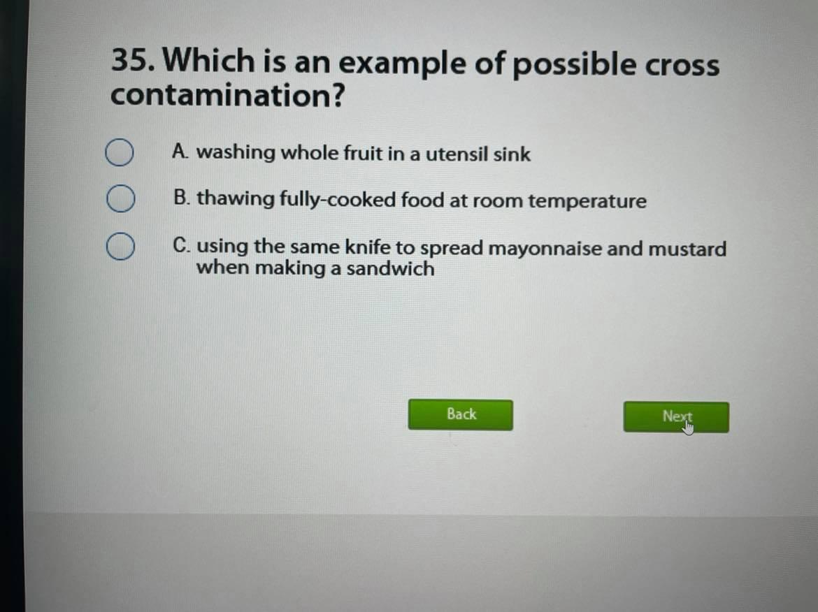 Solved 35. Which is an example of possible cross | Chegg.com