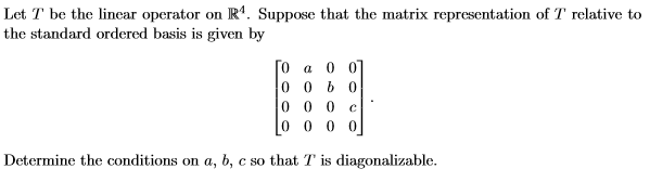 Solved Let T be the linear operator on R4. Suppose that the | Chegg.com