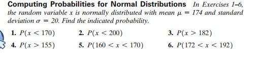 Solved Computing Probabilities for Normal Distributions In | Chegg.com