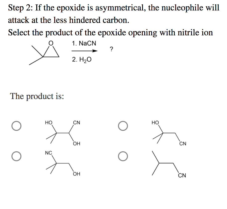 Solved Step 1: In a simple unsubstituted epoxide, a | Chegg.com