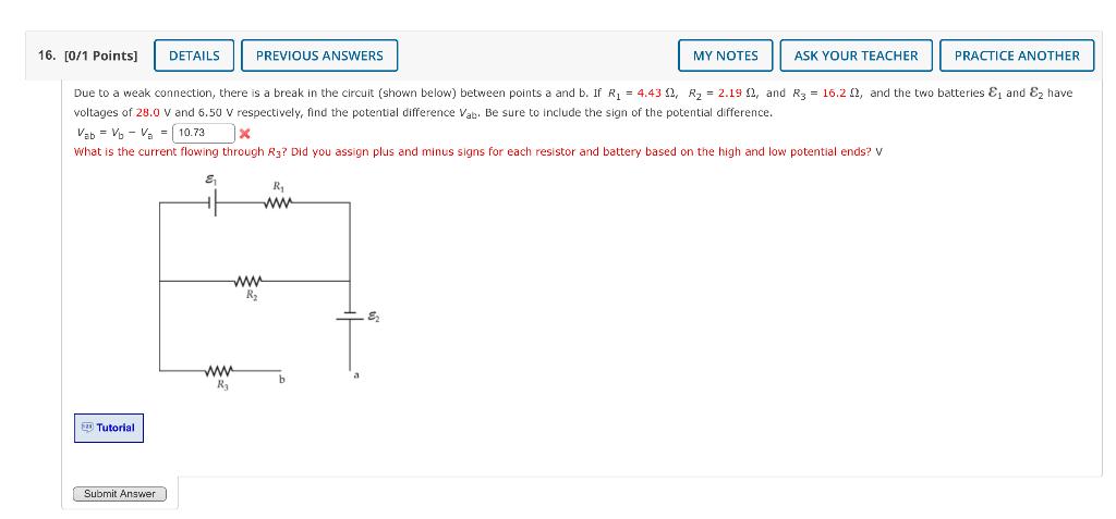 Solved Due to a weak connection, there is a break in the | Chegg.com