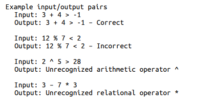 Solved rogram Purpose - Check relational expressions for | Chegg.com